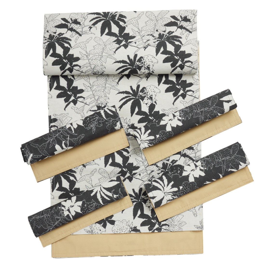 Σετ Κουζίνας 5 Τεμαχίων Das Home 0868 Black-White 45x180,30x45